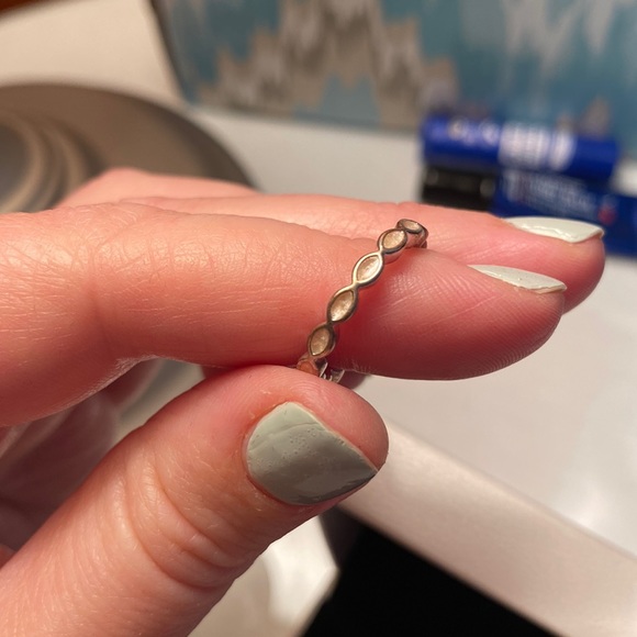 Pandora | Jewelry | Set Of Pandora Stackable Rings Sz 5 | Poshmark